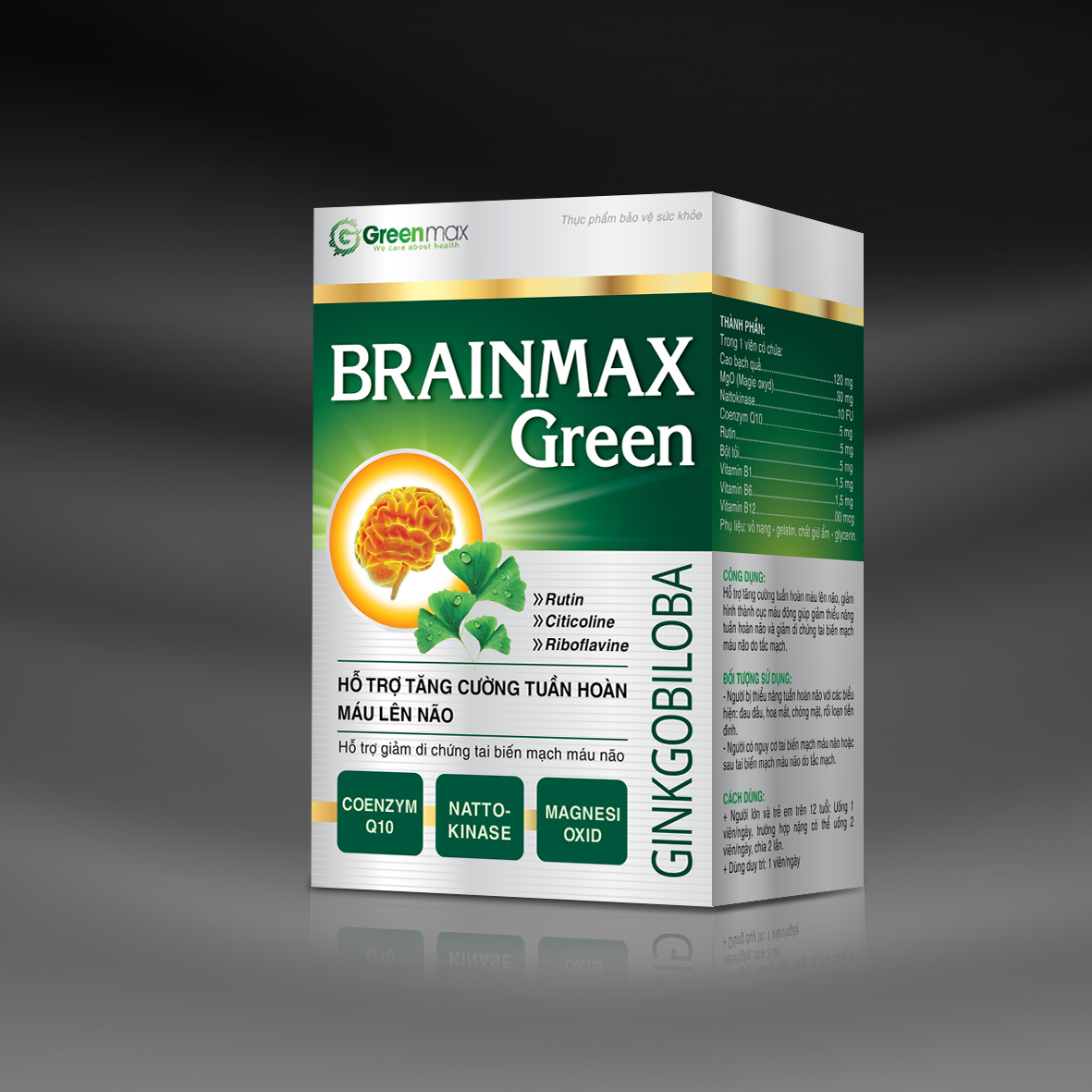 BRAIN MAX GREEN (HỘP 100 viên)